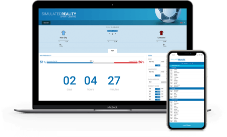 Experience Simulated Reality in football, with matches available from ...